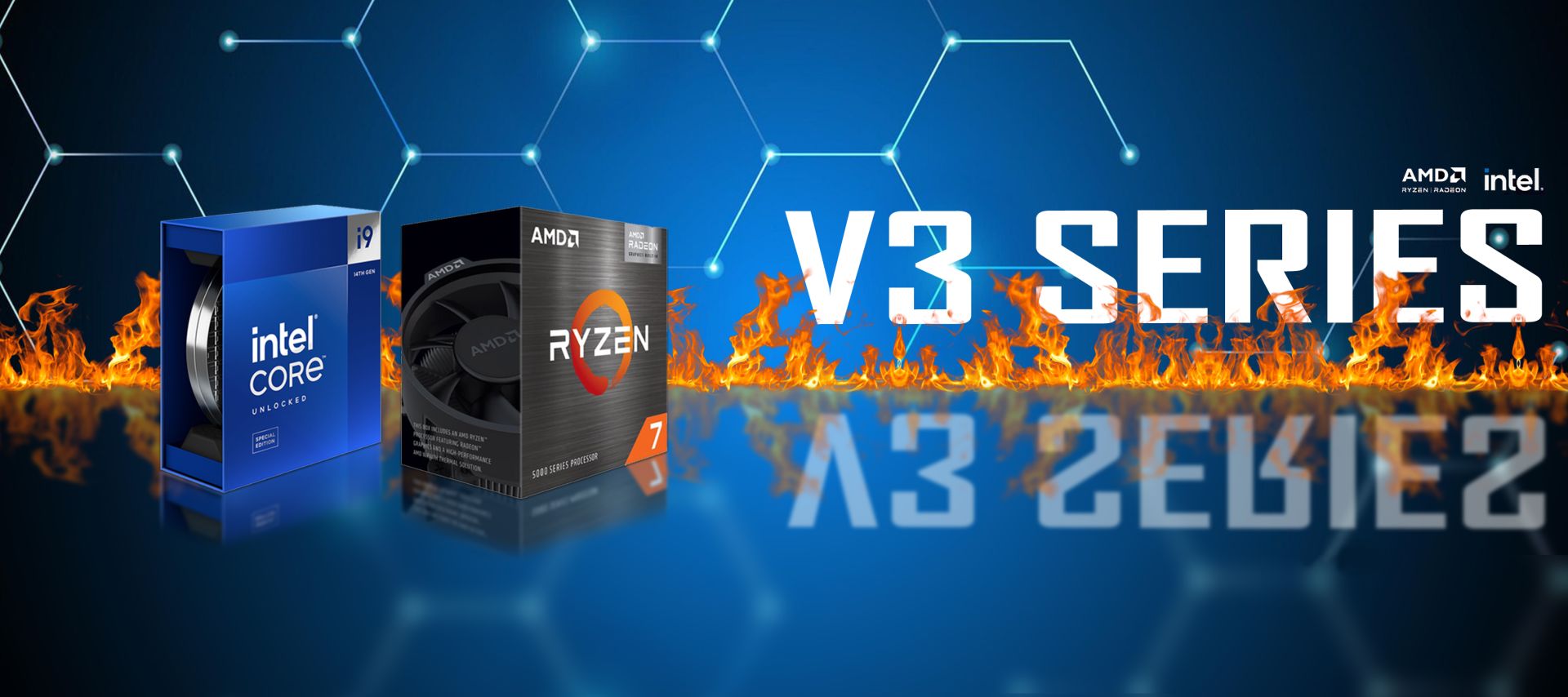 V3 Series - PCs de gaming y oficina con las generaciones actuales de procesadores